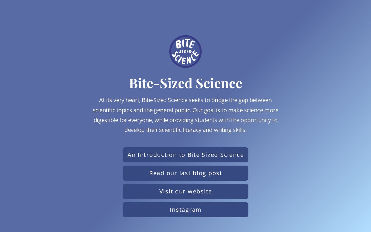 Bite Sized Science